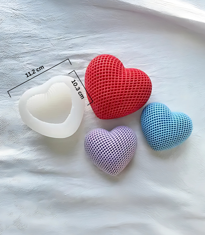 3D Heart Silicone Mould | Sweet. Modern. Full of Love. – Refined Naturals