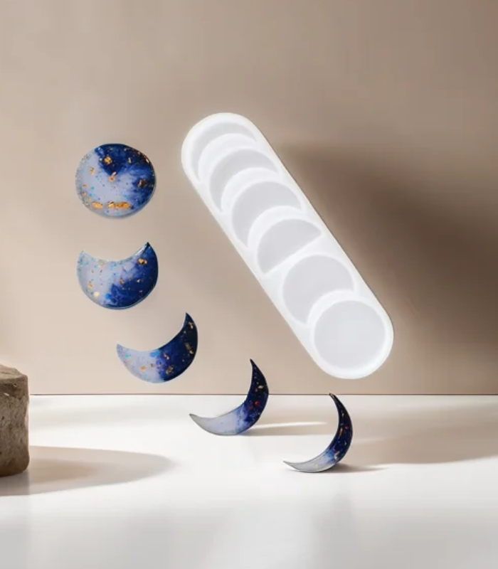Mini Moon Shaped Silicone Mould – Refined Naturals