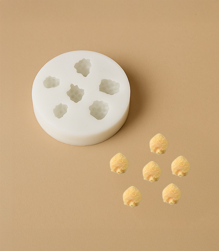 3D Popcorn Silicone Mould – 6-in-1 – Refined Naturals