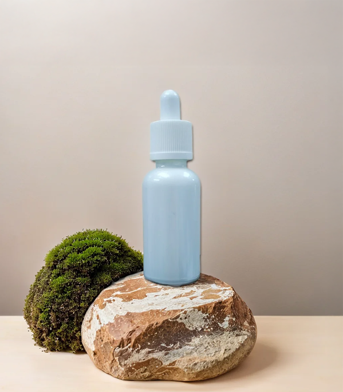 Dropper Bottle with Pipette - Pearl White – Refined Naturals