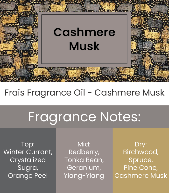 Cashmere Musk Fragrance Oil (FRAIS) – Refined Naturals