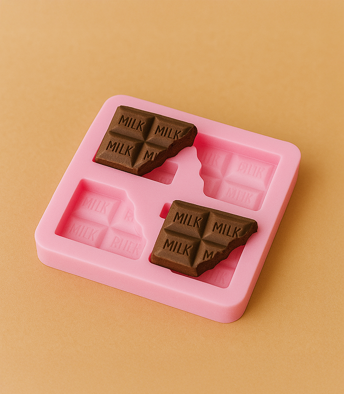 Silicone Mould - Bitten Chocolate Bar – Refined Naturals