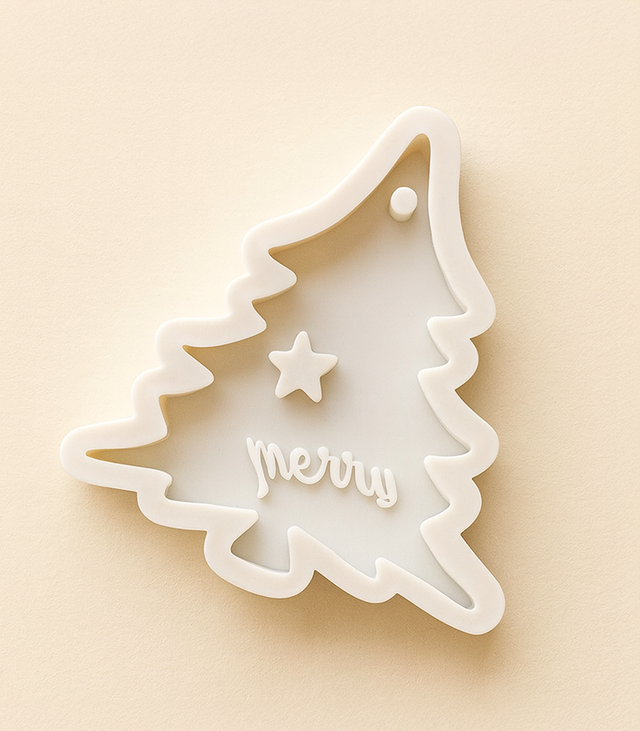 Silicone Mould - Christmas Tree Ornament* – Refined Naturals